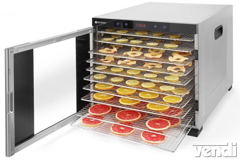 Aszalógép (gyümölcsaszaló, szárítógép), 10 tálcás - Vendi Hungária Kft.